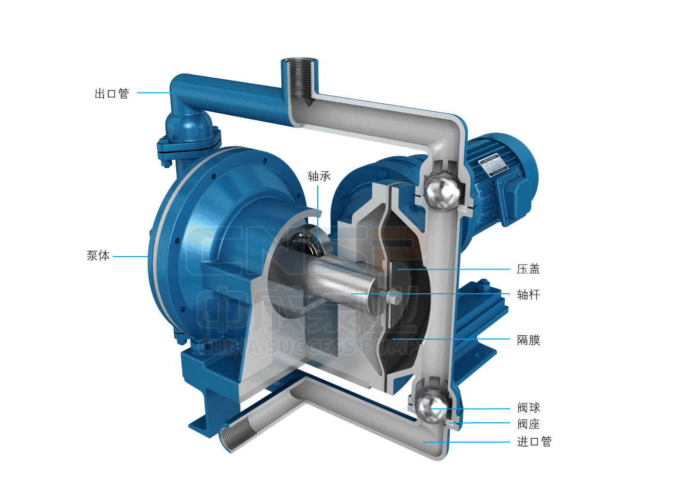 DBY型电动隔膜泵-中成泵业
